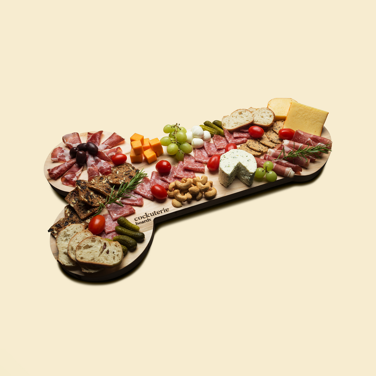 Penis Shaped Charcuterie Board Made with Maple Wood | Cockuterie Boards